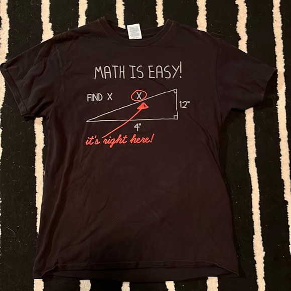 Delta | Shirts | Math Is Easy Tshirt | Poshmark